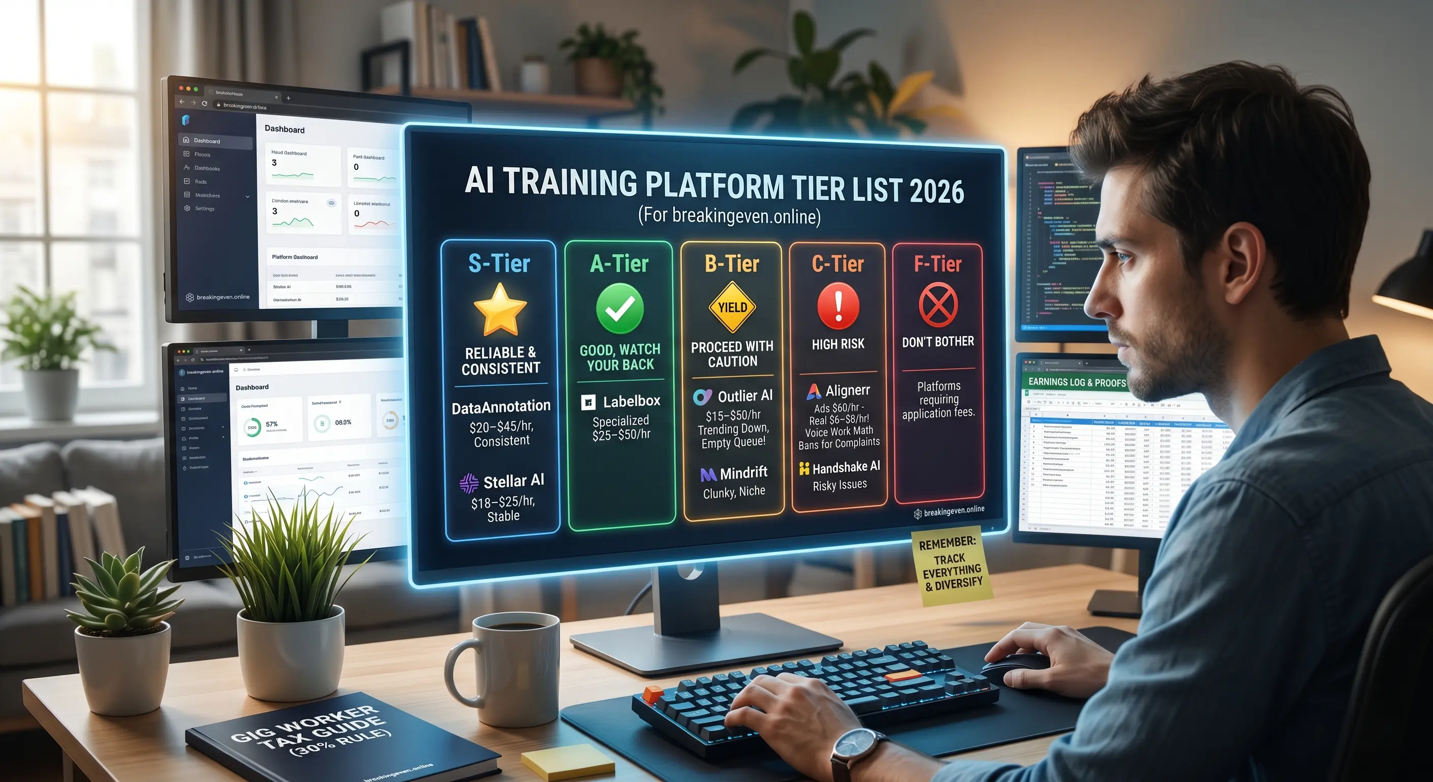 AI Training Platform Tier List 2026: Who Actually Pays? | Breaking Even